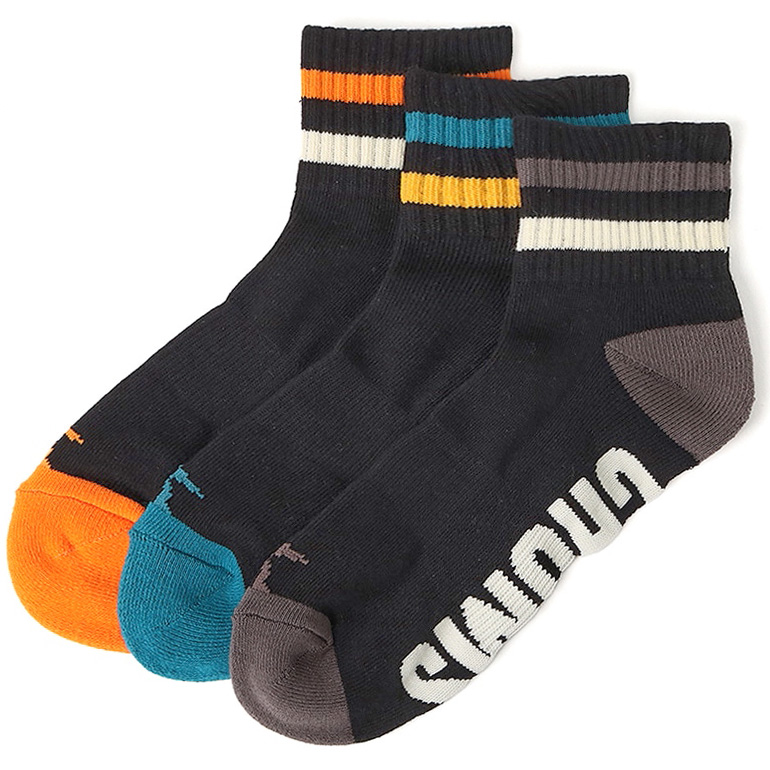 CHUMS チャムス 靴下 防臭 3P Line Crew Socks 3足組 ライン クルーソックス : 2m50cm - 通販 - Yahoo!ショッピング