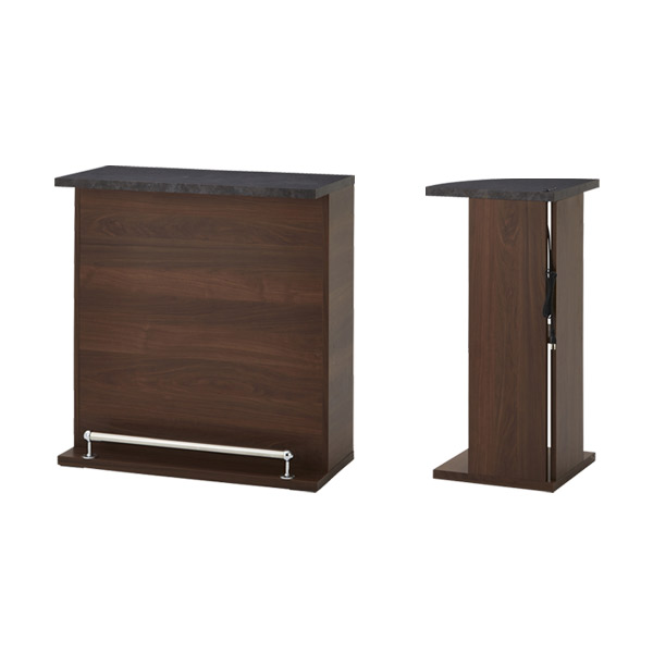 カウンターテーブル バーカウンター バーテーブル 収納 間仕切り キッチン収納 自宅 幅90cm+コーナー 大川家具 : 家具の35PLUS - 通販 - Yahoo!ショッピング