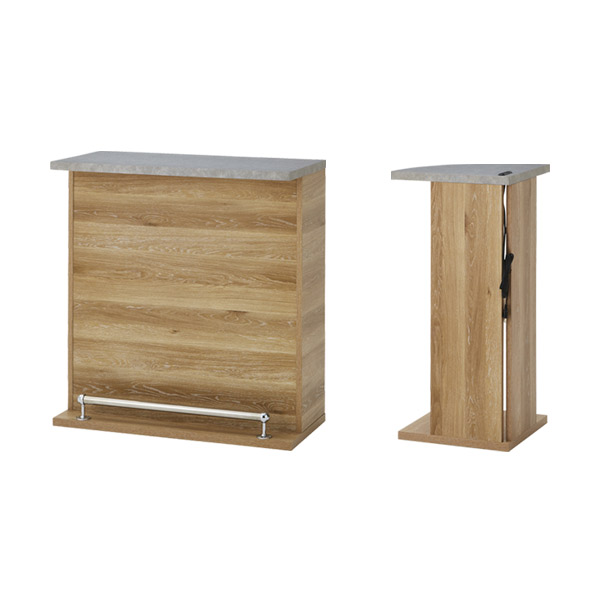 カウンターテーブル バーカウンター バーテーブル 収納 間仕切り キッチン収納 自宅 幅90cm+コーナー 大川家具 : 家具の35PLUS - 通販 - Yahoo!ショッピング