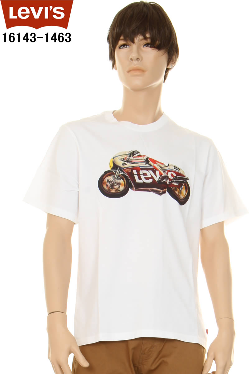 Levi's T-SHIRTS 16143-1463 リラックスフィット グラフィック Tシャツ ホワイト リーバイスTシャツ リーバイス ...