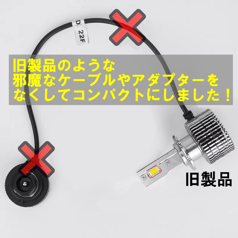 SUBARU インプレッサ GDA GDB LED ヘッドライトバルブ HID変換 D2S ロービーム キセノン 涙目 WRX H14.11 ...