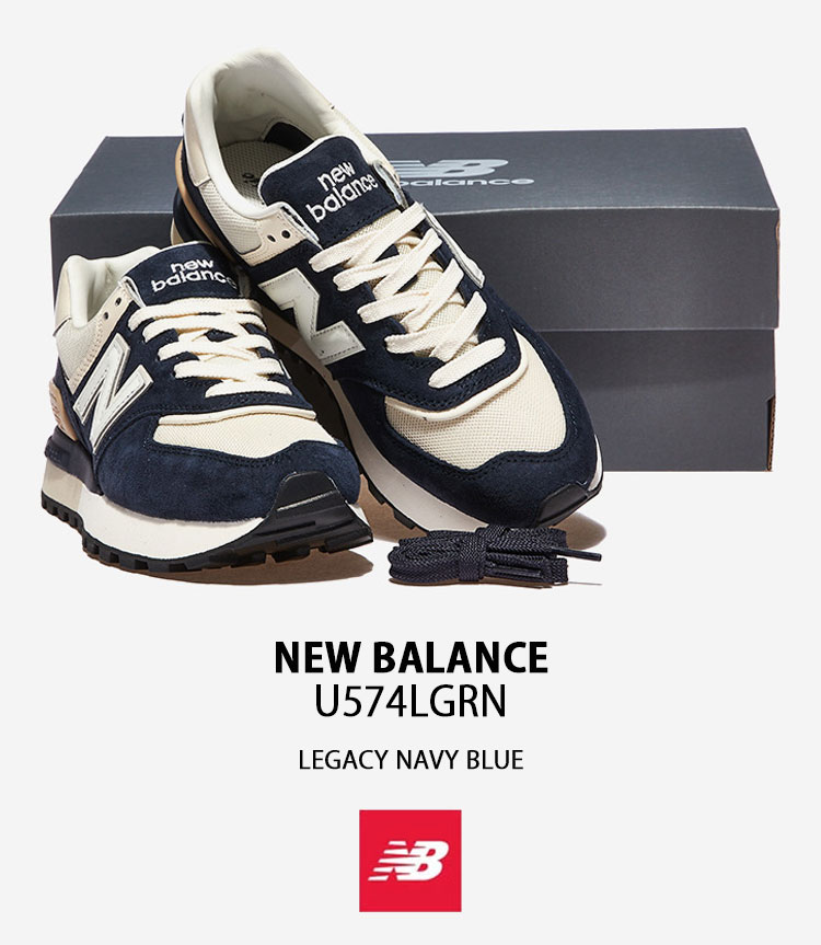 New Balance ニューバランス スニーカー U574LGRN LEGACY NAVY BLUE シューズ レガシー ネイビーブルー スエード レザーアッパー New Balance（ニューバランス） スニーカー U574LGRN LEGACY NAVY BLUE