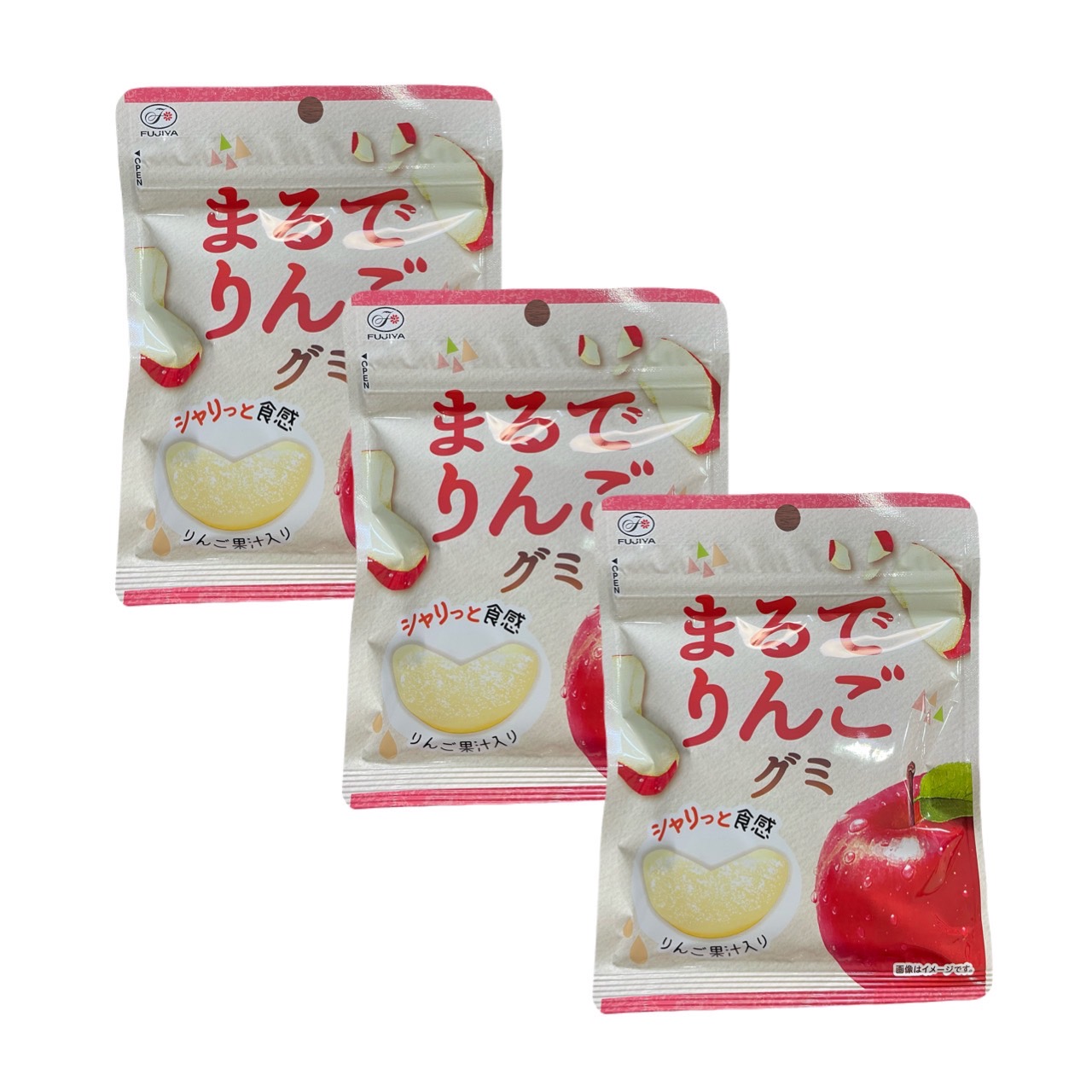 【3袋セット】まるでりんごグミ 53g 東京西倉庫 : a-kuストア - 通販 - Yahoo!ショッピング