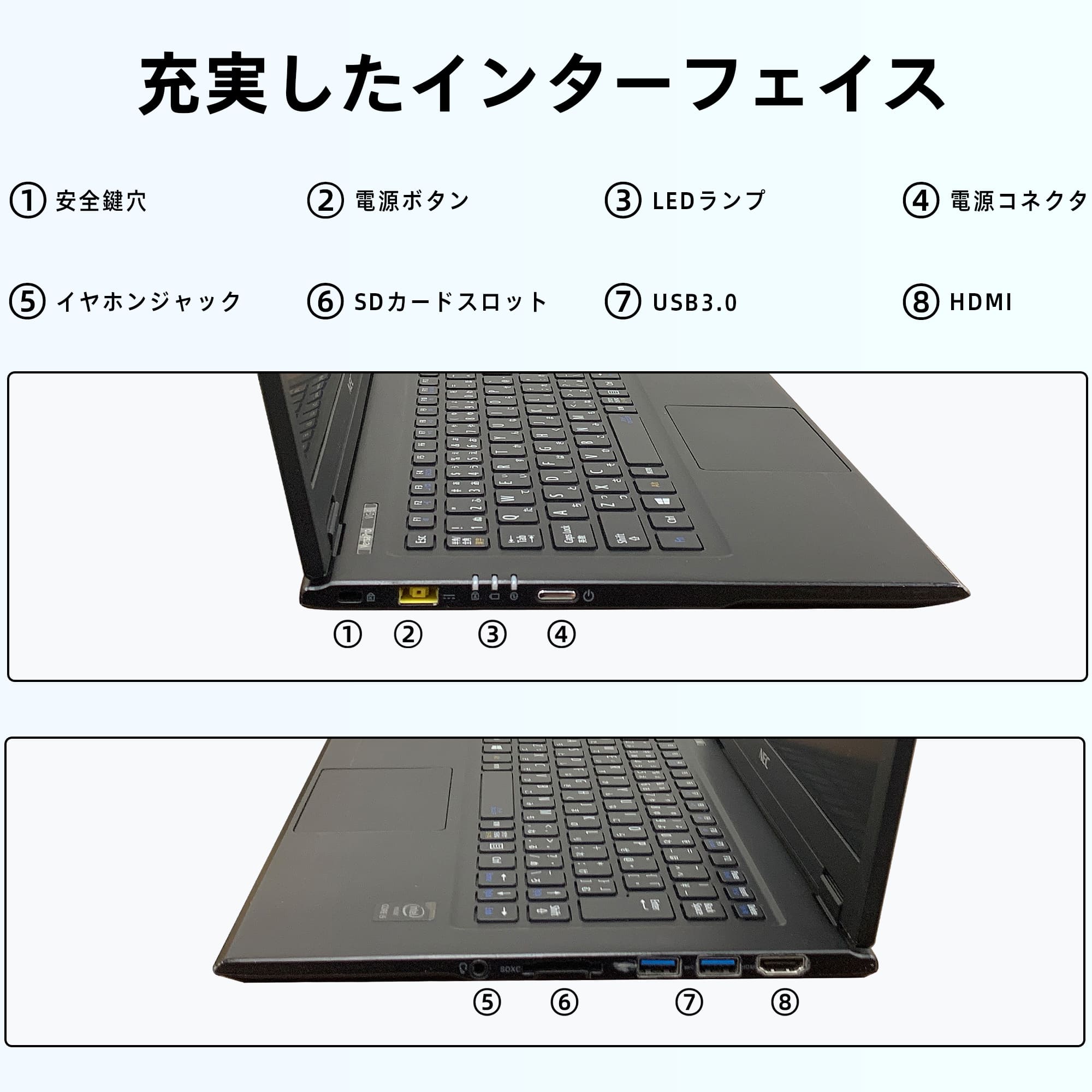 NEC 13SFシリーズ 中古ノートパソコン 訳あり Win11 Office搭載 13.3インチ メモリ 4GB SSD 128GB ...