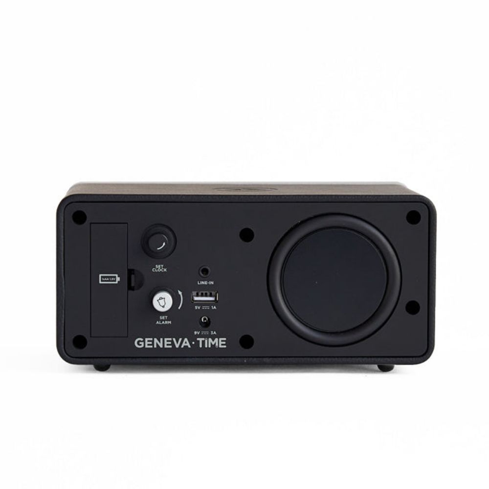GENEVAサウンドシステム 全4色 GENEVA TIME アナログクロック ジェネバ bluetooth 時計 置き時計ワイヤレス充電、スピーカー オーディオ Bluetoothスピーカー ...