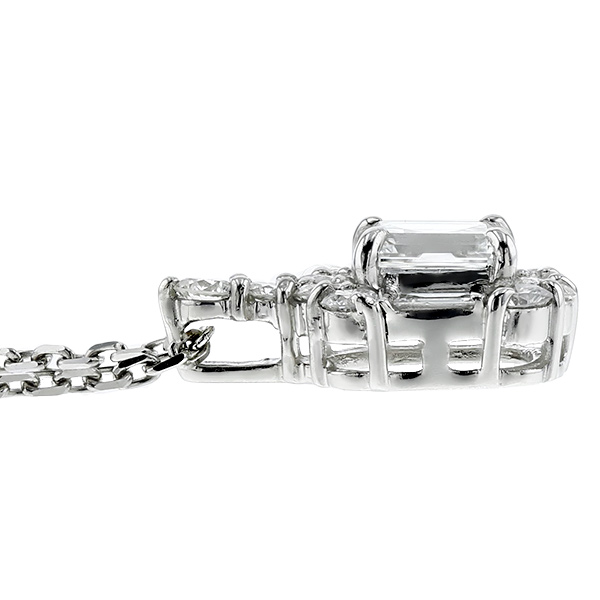 ダイヤモンド ネックレス 0.7ct E VS1 エメラルドカット プラチナ Pt 鑑定書付 : pa7761 : エメットジュエリーYahoo!店 - 通販 - Yahoo!ショッピング