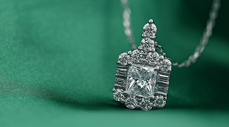 ダイヤモンド ネックレス 1.2ct E SI1 プリンセスカット プラチナ Pt 鑑定書付 : エメットジュエリーYahoo!店 - 通販 - Yahoo!ショッピング