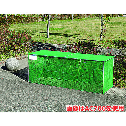 ジャンボメッシュ折りたたみ式 AC480 W122×D61×H68cm 480L 45Lごみ袋×約10個分 大型ゴミ箱 ゴミステーション カイスイマレン :kai-jm-ac480:あいる ...