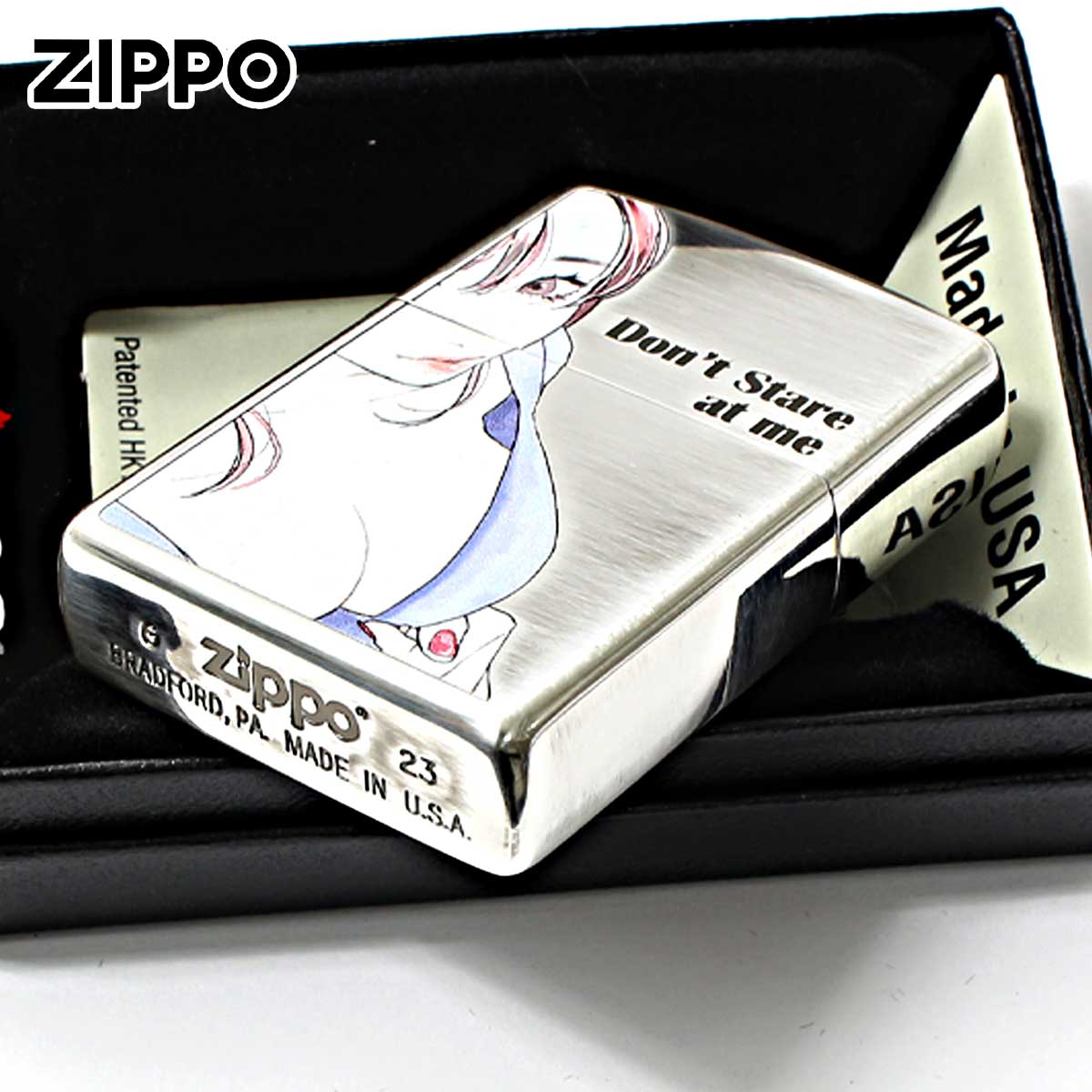 ZIPPO Zippo ジッポライター 萌え ガール MOE Girl セクシー ブルー MS-KA メール便専用商品 : 輸入雑貨のネットストア AKIHA - 通販 - Yahoo!ショッピング