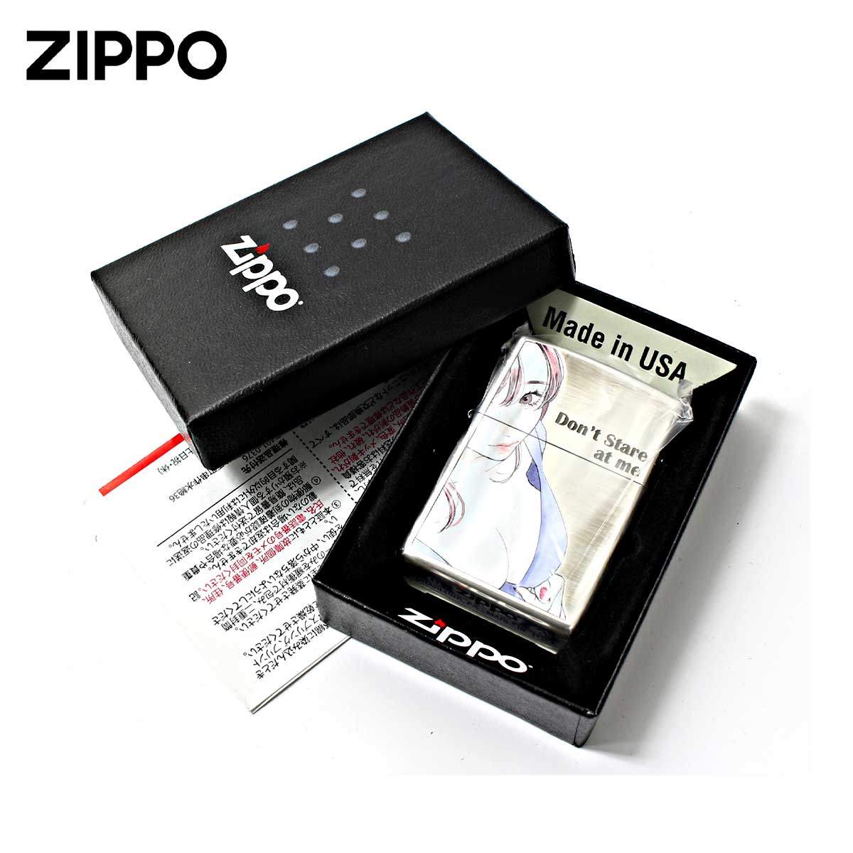 ZIPPO Zippo ジッポライター 萌え ガール MOE Girl セクシー ブルー MS-KA メール便専用商品 : 輸入雑貨のネットストア AKIHA - 通販 - Yahoo!ショッピング