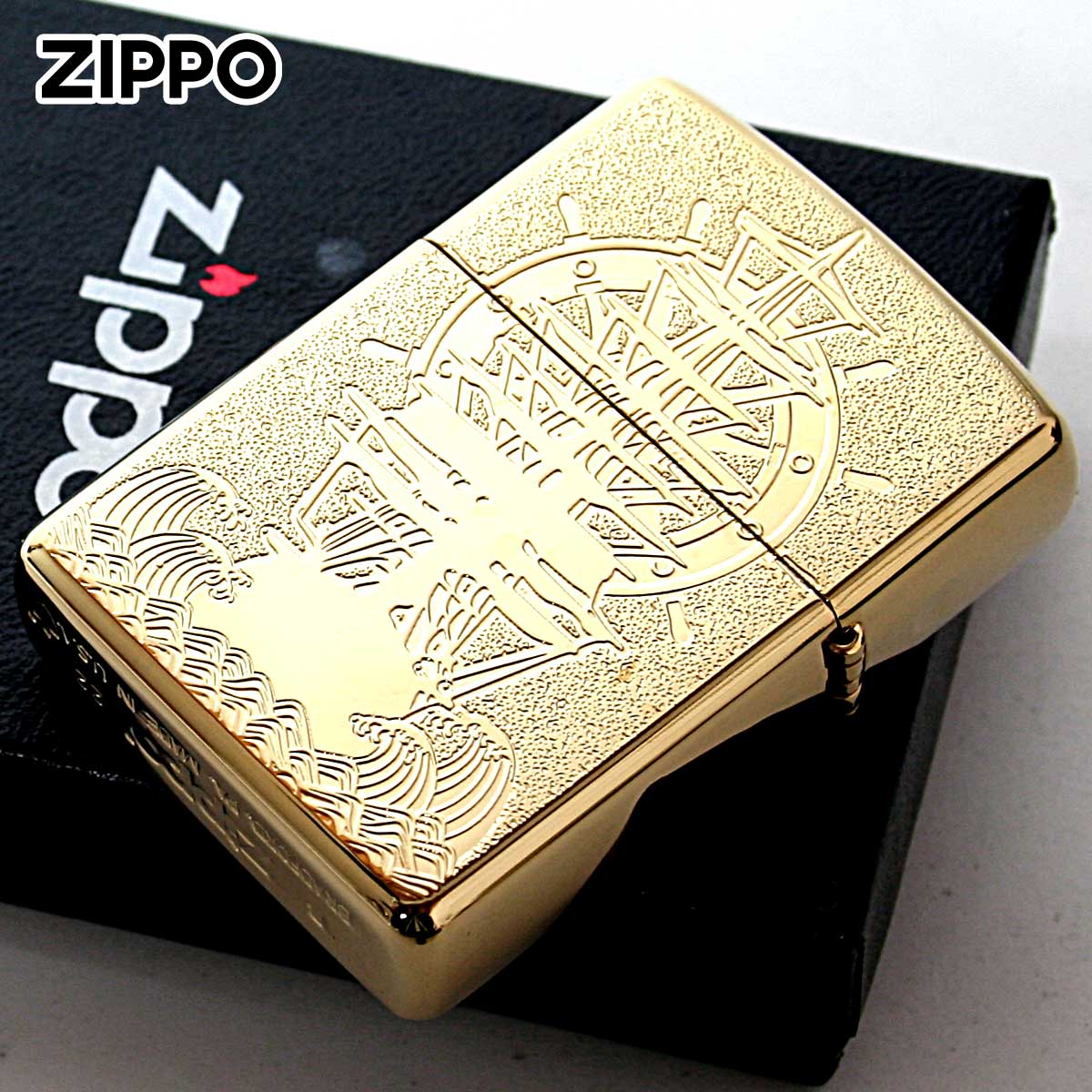 シェル Zippo ジッポライター 貝 インレイ 象嵌 ワールドマップ 銀メッキワールドマップ Shell World Map Gold ...
