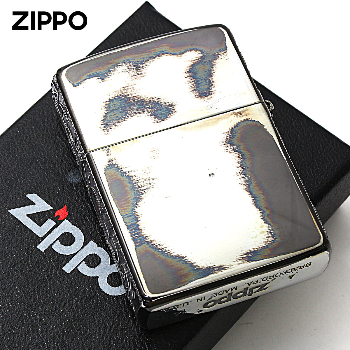 ZIPPO Zippo ジッポライター サイド アラベスク 唐草 アンティークフィニッシュ Side Line Up SLU-A メール便専用 ...