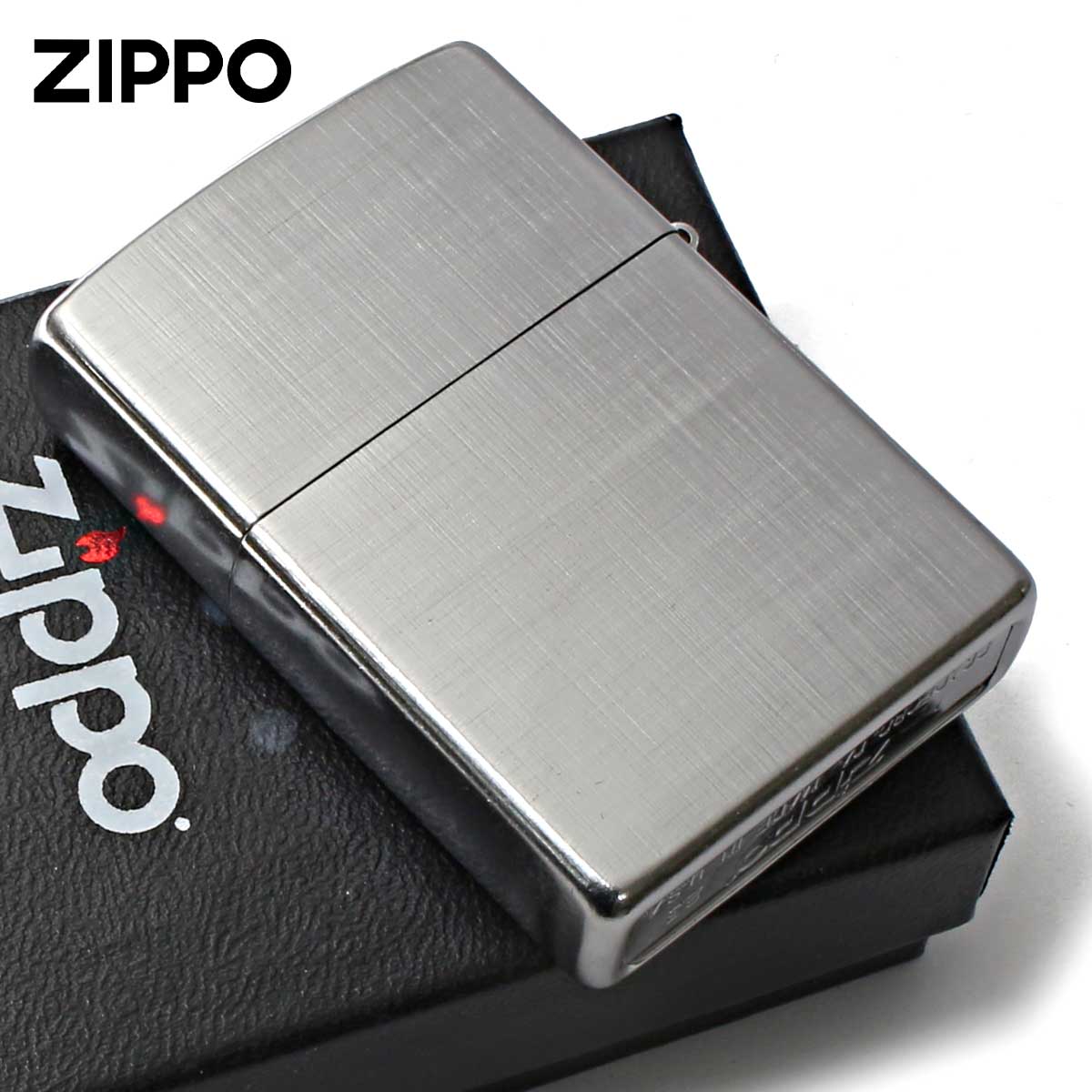 ZIPPO Zippo ジッポライター リネン ウエーブ Linen Weave ブラッシュドクローム 28181 メール便専用商品 : 輸入 ...