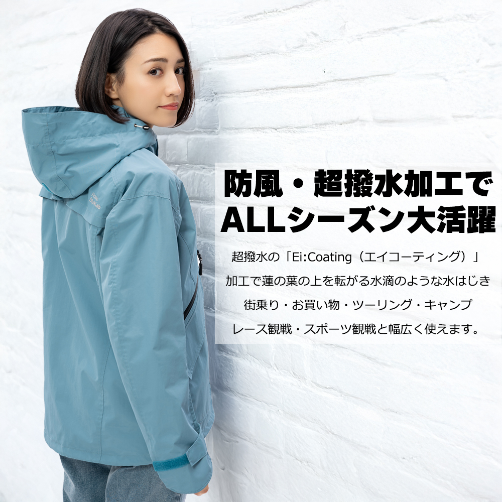 Rosso StyleLab レディース バイク ジャケット 通期 オールシーズン 撥水 防風 プロテクター付き フーディジャケット ロッソスタイルラボ 3カラー 4サイズ : ハンドルキング ...