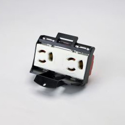 TERADA イーナコンセント フタ開閉部 高さ調整タイプ(OA) フタ開閉部 高さ調整タイプ(打込) 器具ブロック(電源接地付抜止×2) EEM90004 : eem90004-terada ...