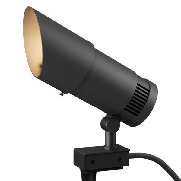 タカショー ガーデンアップライト スパイクスポット ルーメック XL 100V レンズ・スパイクセット 電球色 本体:ブラック コード:98306300 HFE-D110K :HFED110K ...