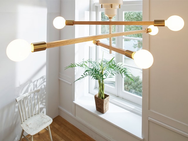 インターフォルム INTERFORM Astre - baum アストル バウム シーリングライト E26 ホワイト 引掛けシーリング LED電球付き 電球色 LT-3529WH : オール ...