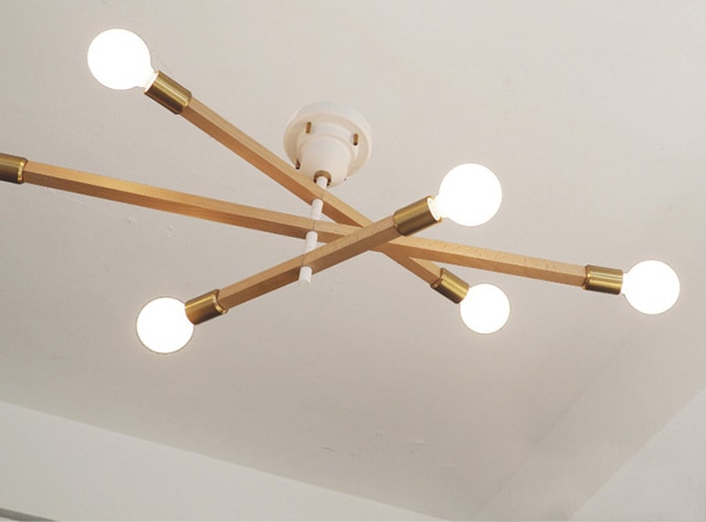 インターフォルム INTERFORM Astre - baum アストル バウム シーリングライト E26 ホワイト 引掛けシーリング LED電球付き 電球色 LT-3529WH : オール ...