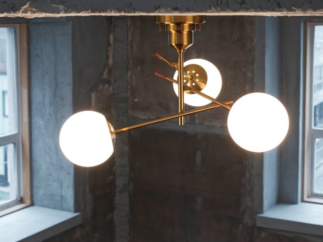 インターフォルム INTERFORM Dritt ドリット シーリングライト E17 引掛けシーリング LED電球付き 電球色 LT-4406 ...