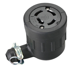 明工社 L形引掛ゴムコネクターボデー 接地3P 20A 250V 端子ねじサイズ:M4 3M端子 MH2668 : オールライト Yahoo ...