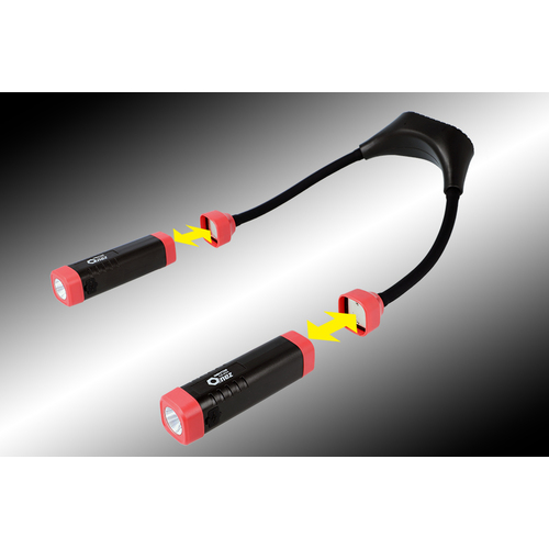 GENTOS GENTOS Onezシリーズ LEDフラッシュライト 懐中電灯 首掛け 高輝度白色LED・赤色LED IP64 最大200lm ...