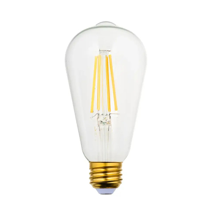 スワン電器 SWAN LED SWAN BULB EDISON 60W形相当 E26 7W 810lm クリア 2400K 調光対応 SWB ...