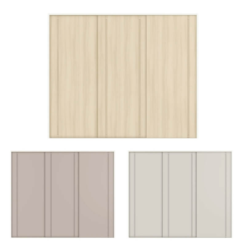 ラシッサ 【旧仕様】 オーダーサイズ 】室内引戸 Vレール方式 リクシル ラシッサD キナリモダン 引違い戸3枚建 AKHT-LBA ノンケーシング枠 W1748〜2954mm×H1728 ...