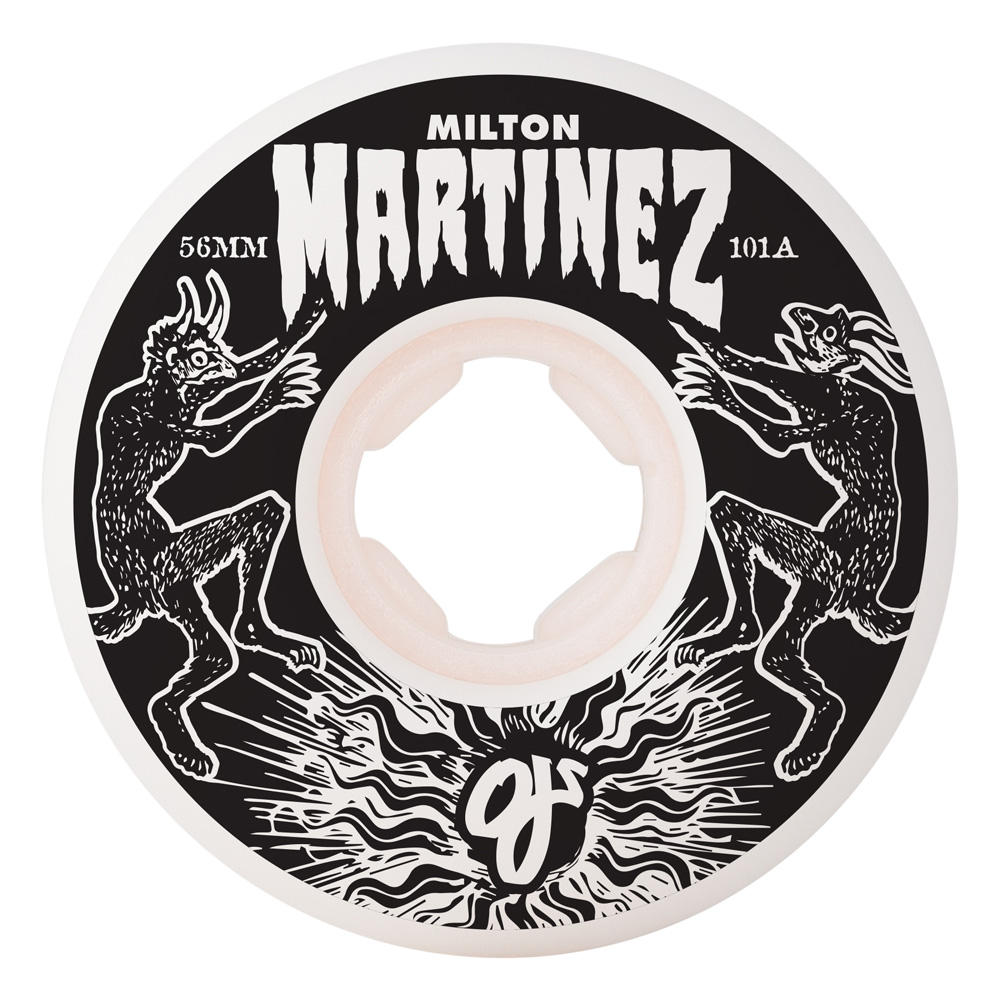 OJ WHEELS オージェイウィール 56mm MARTINEZ ELITE CRIATURAS CHUBBIES WHITE 101A ...