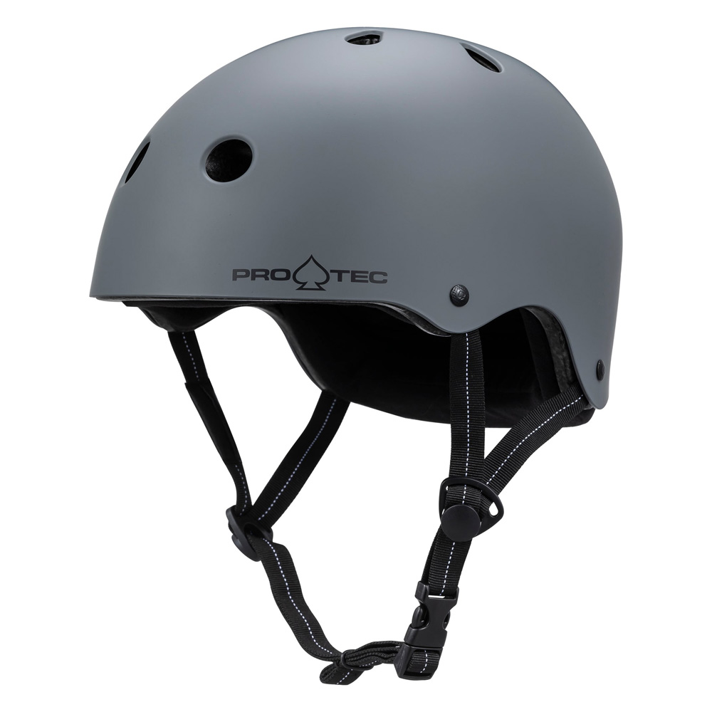PRO-TEC（スポーツ） プロテック PRO-TEC LOW PRO CERTIFIED MATTE GRAY ヘルメット ロープロ マットグレー プロテクター 大人用 つや消し ...