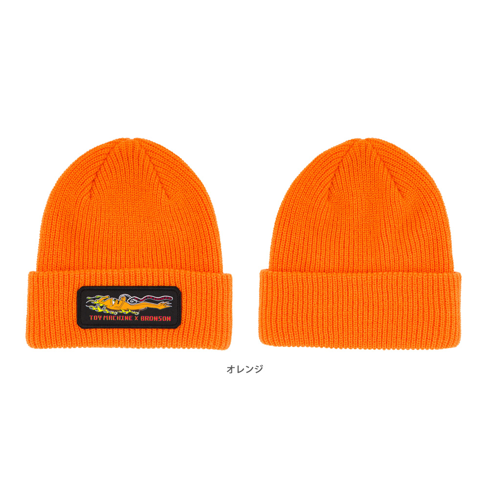ブロンソン BRONSON X TOY MACHINE LONG SHOREMAN BEANIE HAT ビーニー ニットキャップ 帽子 ...