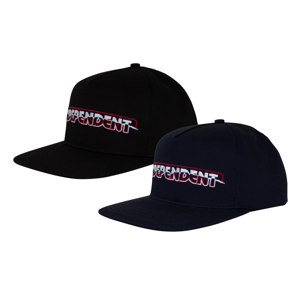 INDEPENDENT TRUCK COMPNY インディペンデント BARHOUSE RIPPED SNAPBACK HAT キャップ ...