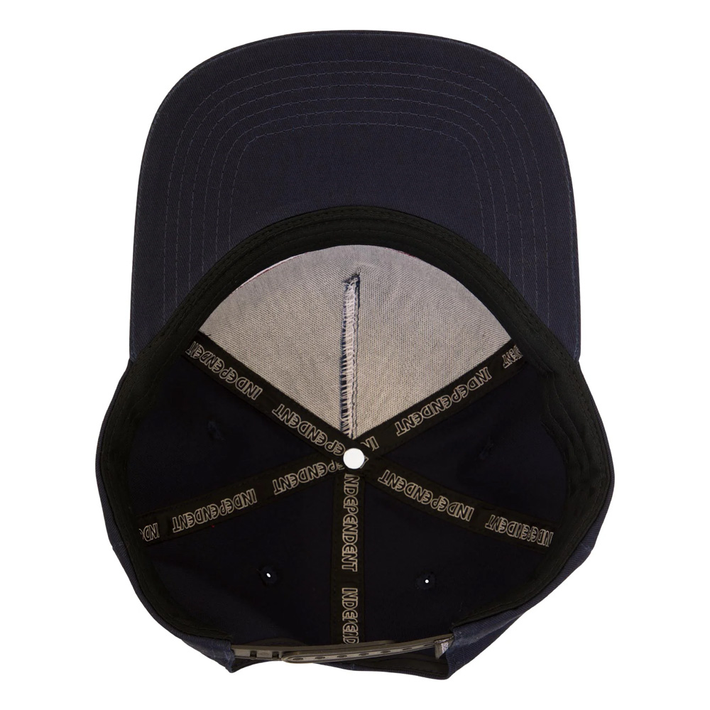 INDEPENDENT TRUCK COMPNY インディペンデント BARHOUSE RIPPED SNAPBACK HAT キャップ ...