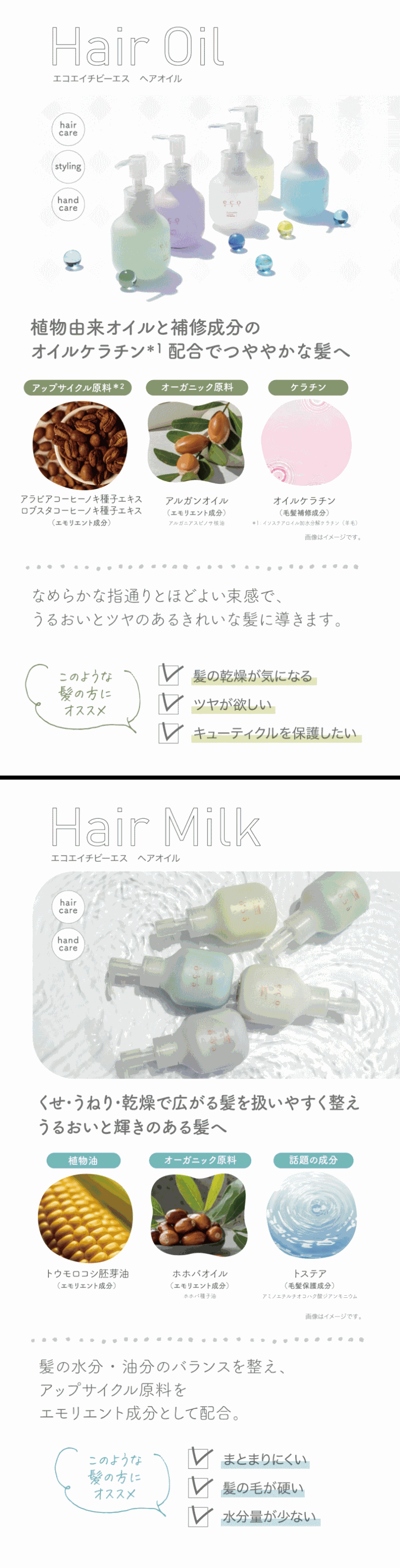 パイモア エコエイチビーエス ヘアオイル 80ml サボンテラス【12個