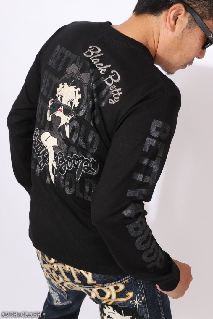 BETTY BOOP（ベティ ブープ） 72h限定P最大17倍!3/13pm23:59迄 ロンTEE BBN-2510 NEVERMIND ...