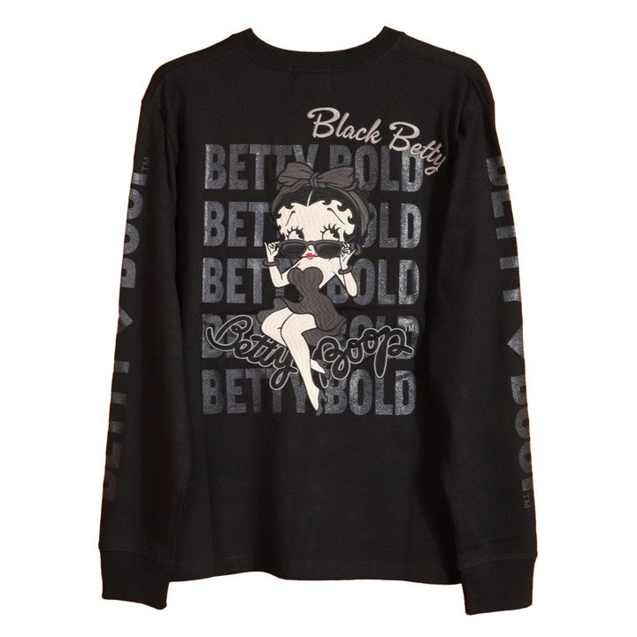 BETTY BOOP（ベティ ブープ） 72h限定P最大17倍!3/13pm23:59迄 ロンTEE BBN-2510 NEVERMIND ...