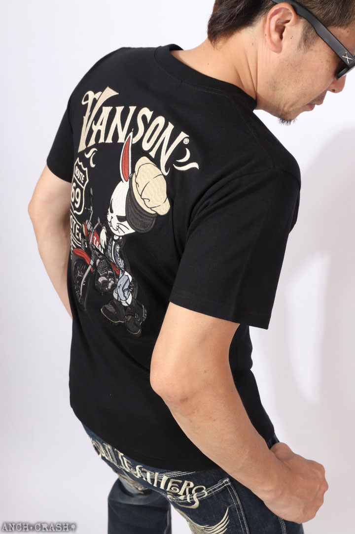 VANSON クローズ WORST デスラビット 半袖Tシャツ CRV-2502 バンソン CROWS ワースト 刺繍 : ANCH CRASH - 通販 - Yahoo!ショッピング