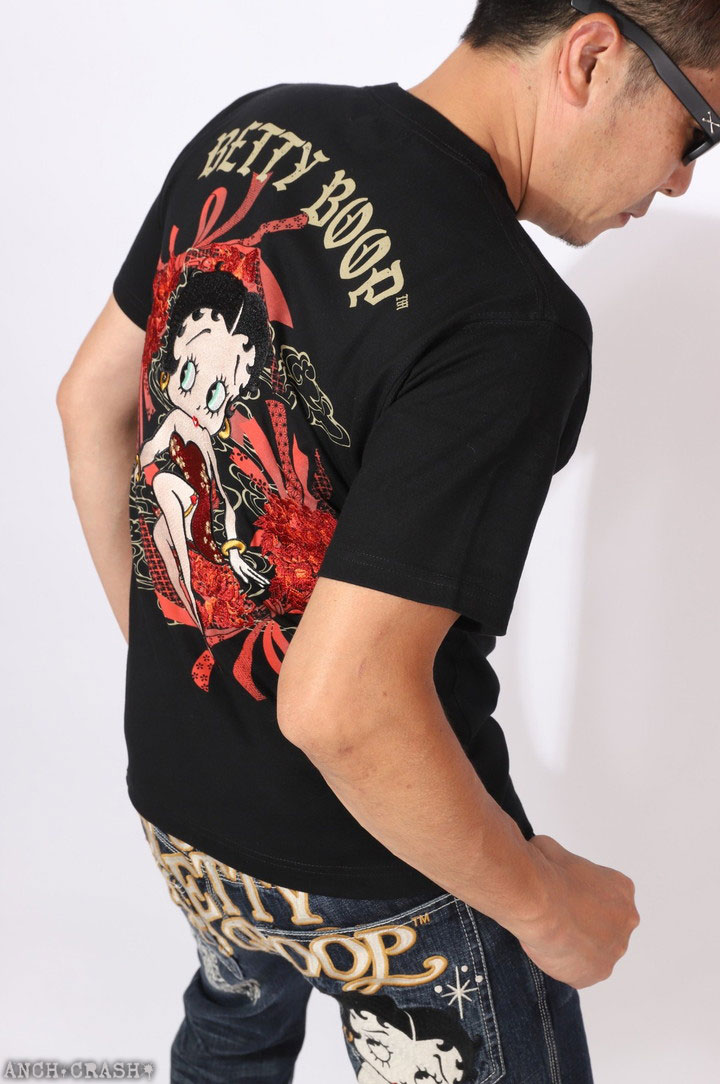 24h限定P最大14倍!1/13pm23:59迄 絡繰魂 ベティブープ コラボ 半袖 T