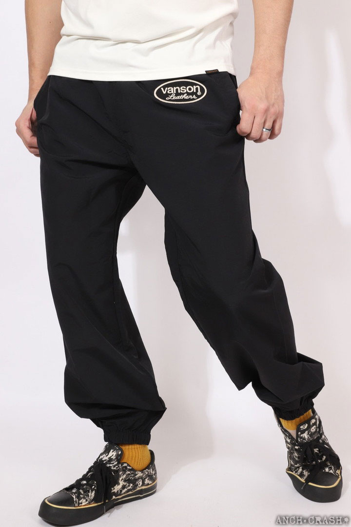 VANSON（バンソン） ウィングスター ナイロンパンツ NVBL-2502 刺繍