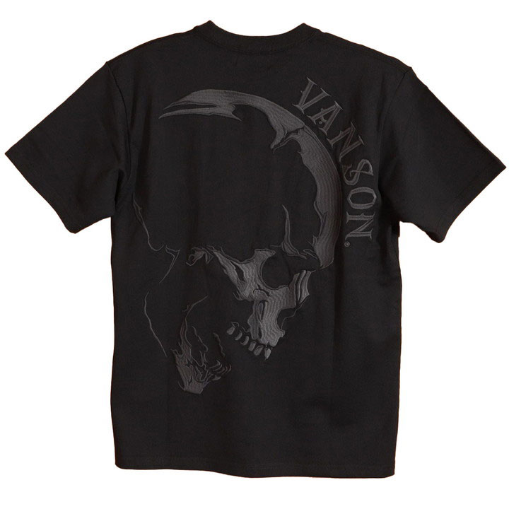 VANSON 24h限定P最大15倍!10/1pm23:59迄 スカル 半袖Tシャツ NVST-2506 バンソン 刺繍 : ANCH CRASH - 通販 - Yahoo!ショッピング