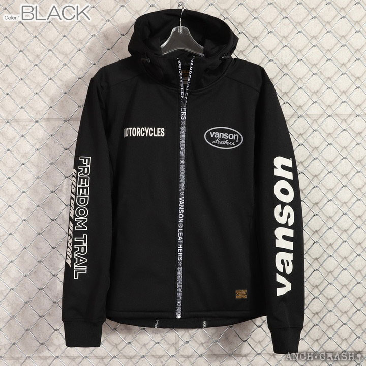 VANSON バンソン ストレッチボンディング フルZIPパーカー NVSZ-2314 裏ワッフル 防風 撥水 保温 :nvsz-2314:ANCH CRASH - 通販 - Yahoo!ショッピング