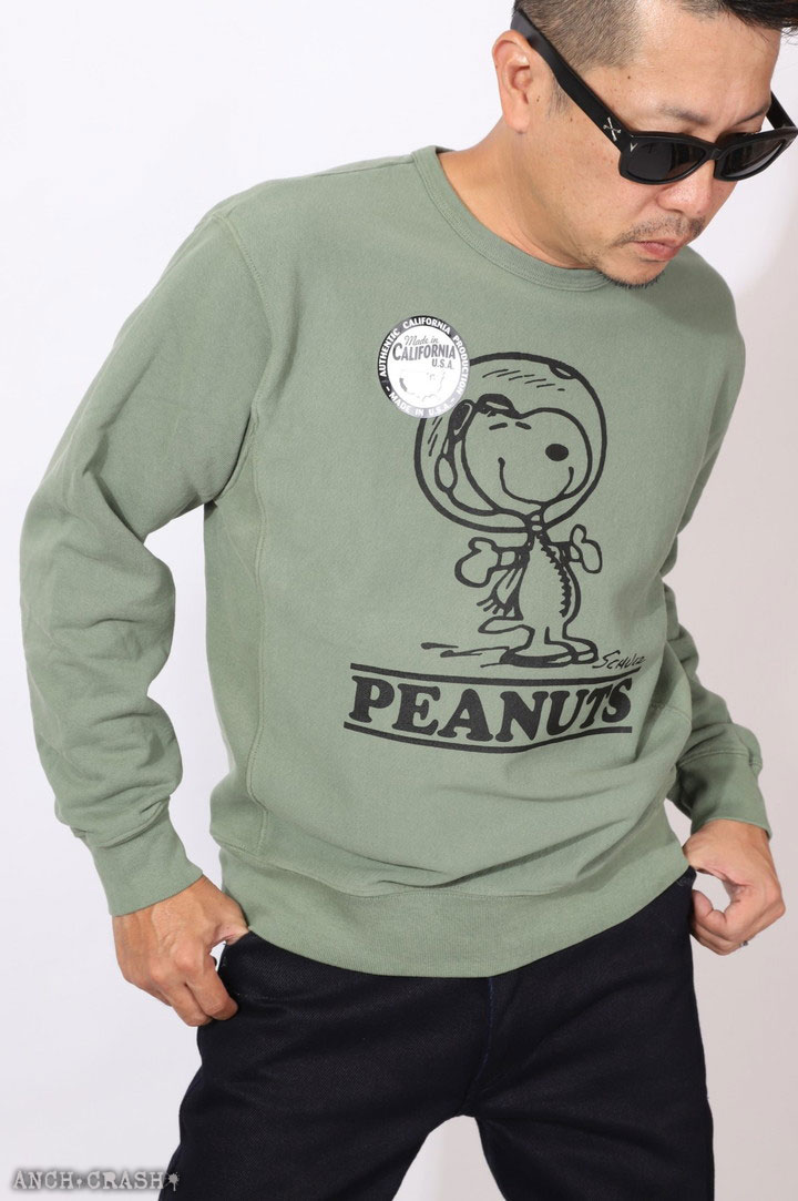 PEANUTS 48h限定P最大18倍!9/21pm23:59迄 Vintage ヘヴィーオンス クルーネックプルオーバー PESZ-2403 ...