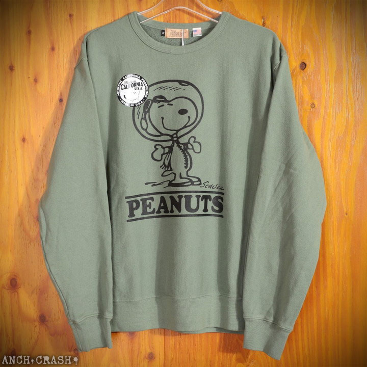PEANUTS 48h限定P最大18倍!9/21pm23:59迄 Vintage ヘヴィーオンス クルーネックプルオーバー PESZ-2403 ...