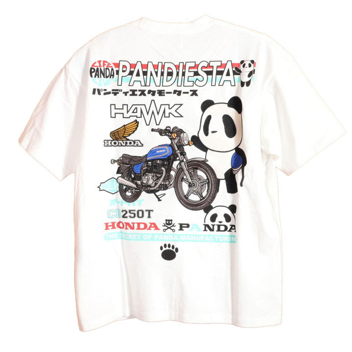PANDIESTA（パンディエスタ） HONDA×PANDIESTA HAWK CB250T 半袖T