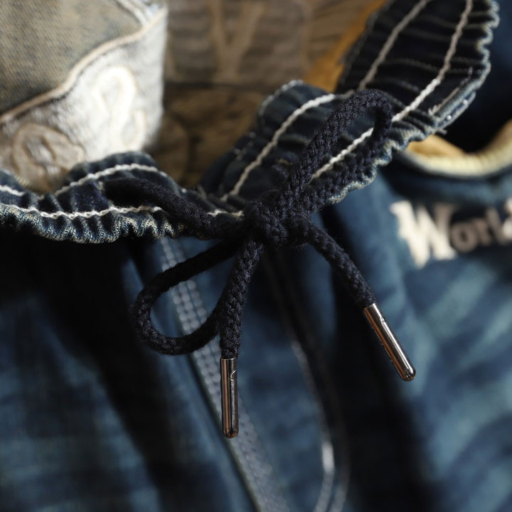 VANSON（バンソン） イーグル 刺繍 ストレッチ デニムパンツ SP-B-30