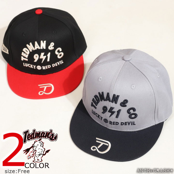 TEDMAN ストレートキャップ TDC-9200 テッドマン エフ商会 CAP 帽子 刺繍 : ANCH CRASH - 通販 ...