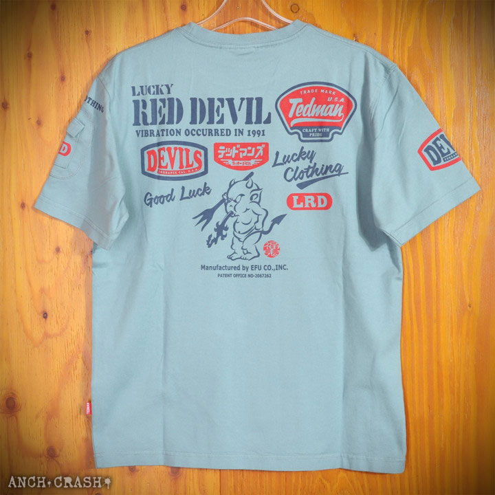 【年末年始も毎日発送】テッドマン RED DEVIL ロゴデザイン 半袖Tシャツ TDSS-566 TEDMAN エフ商会 : tdss-566 : ANCH CRASH - 通販 ...
