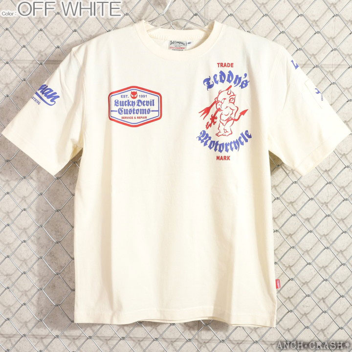 TEDMAN メカニック・テッドマン 半袖Tシャツ TDSS-572 エフ商会 : ANCH CRASH - 通販 - Yahoo!ショッピング