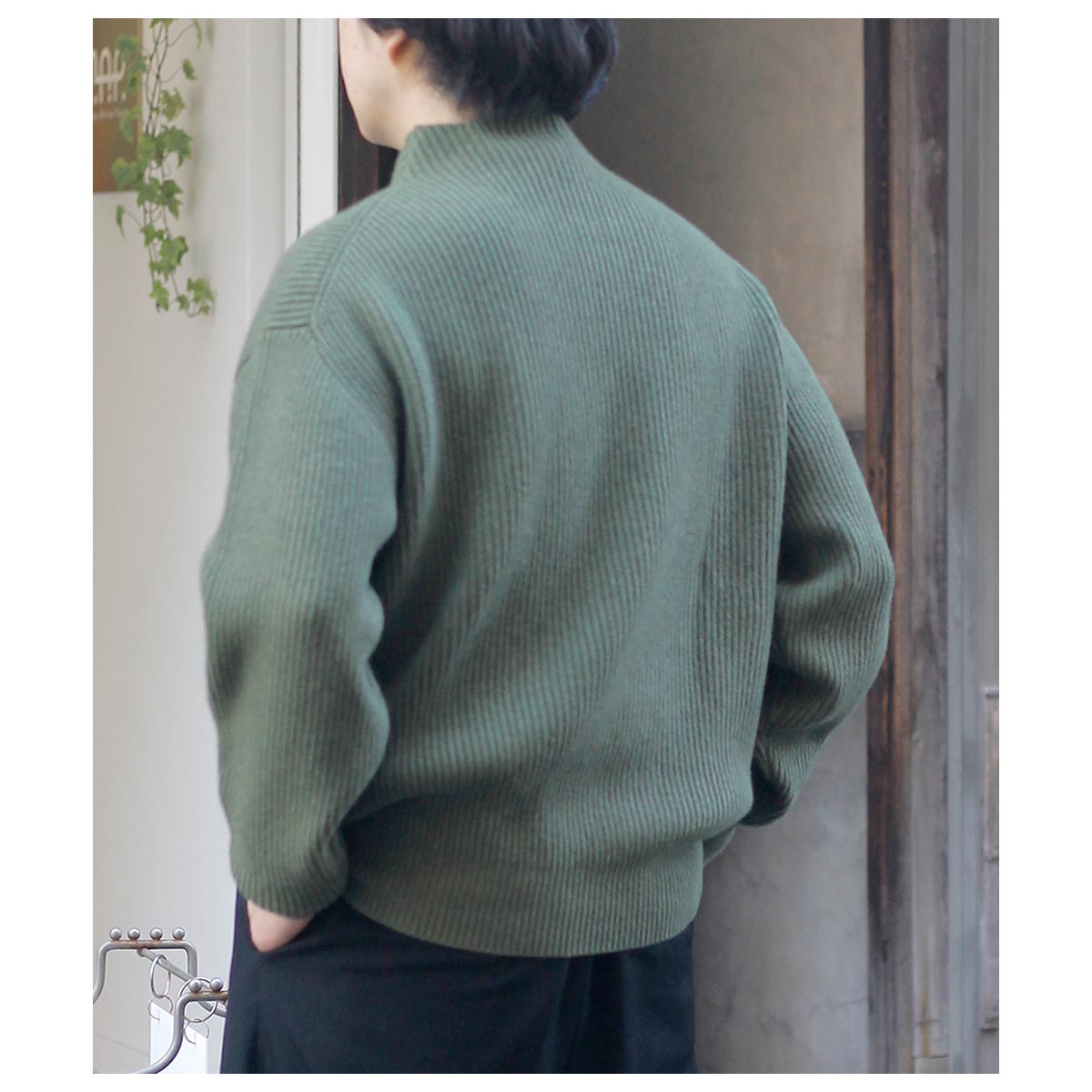 ノノット NONNOTTE ウール ヤク ニット トライアングル タートル