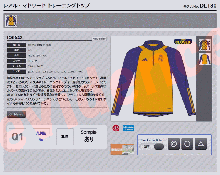 adidas アディダス レアル・マドリード トレーニングトップ DLT80-IQ0543 メンズ 返品不可 : アネックススポーツ - 通販 ...
