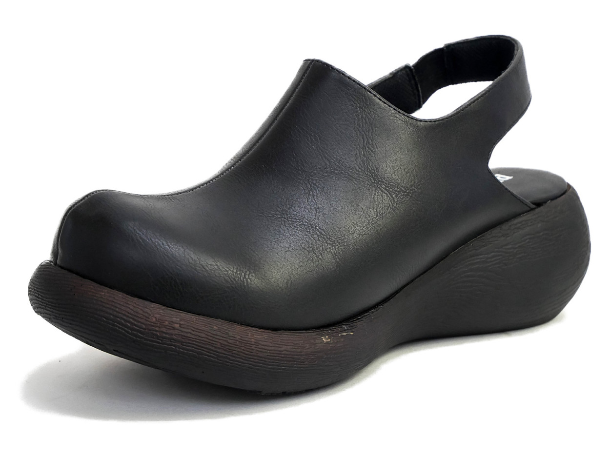 Nuts world ナッツワールド サボシューズ バックベルト 厚底 靴 レディース ローリング ウエッジソール ラウンドトゥ 低反発 かわいい 4e 旅行 : レディース シューズ ...